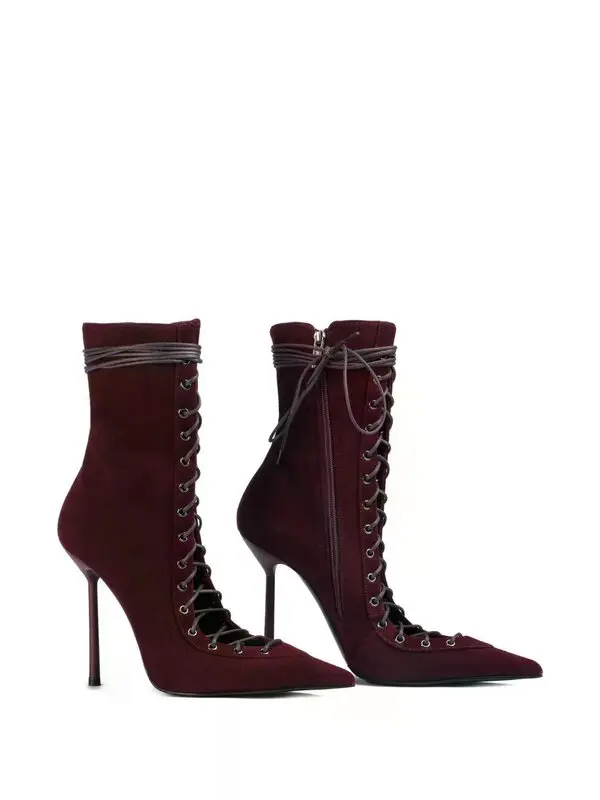 LE SILLA 120mm Colette Ankle Boots - Red