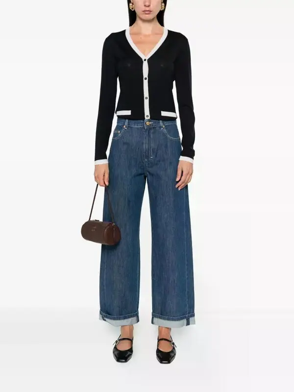 Max Mara Wide-leg Cuffed Jeans