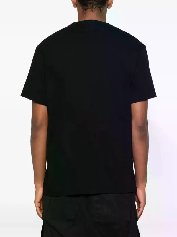 Alexander McQueen Skeleton-print Cotton T-shirt - Black