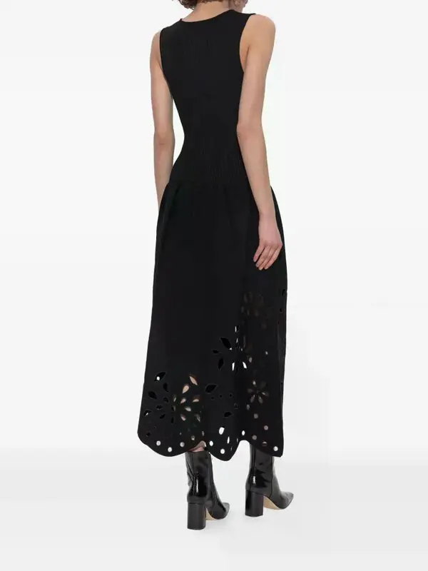 Ulla Johnson Floral-cutout Hem Dress
