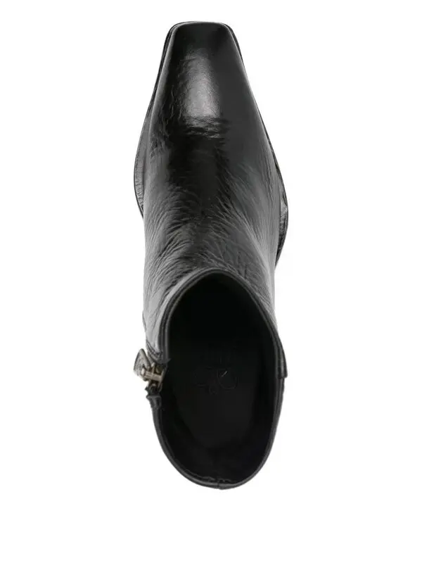 KING TARTUFOLI 50mm Leather Zipped Boots