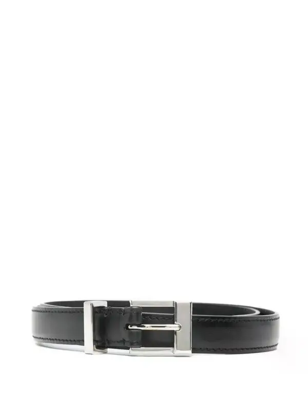 Khaite Manhattan Leather Belt - Black