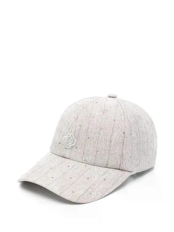 Maje Embellished Baseball Cap - Grey