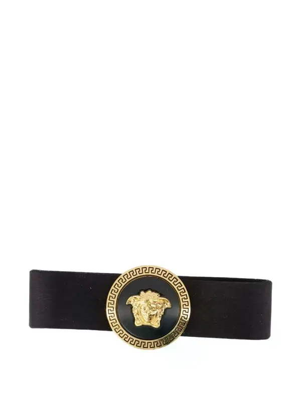 Versace Medusa Head Barrette - Black