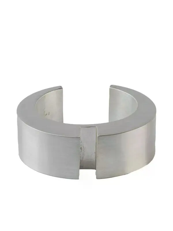 PARTS OF FOUR Sterling Crescent Rift Bracelet - Silver