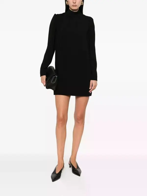 Max Mara High-neck Long-sleeve Dress