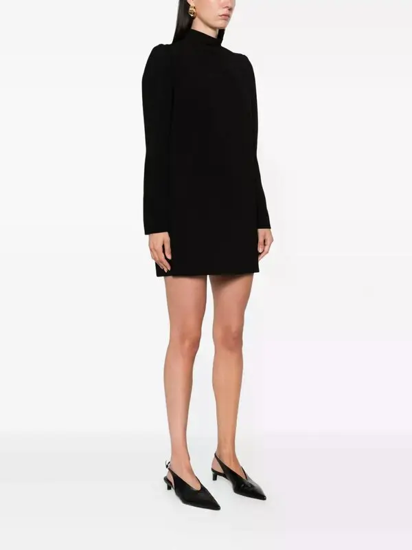 Max Mara High-neck Long-sleeve Dress