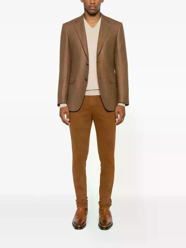 Fedeli V-neck Cashmere Sweater - Neutrals