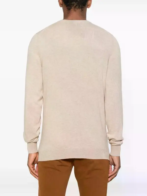 Fedeli V-neck Cashmere Sweater - Neutrals