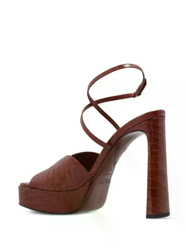 JIMMY CHOO 125mm Karli Heeled Sandals - Red