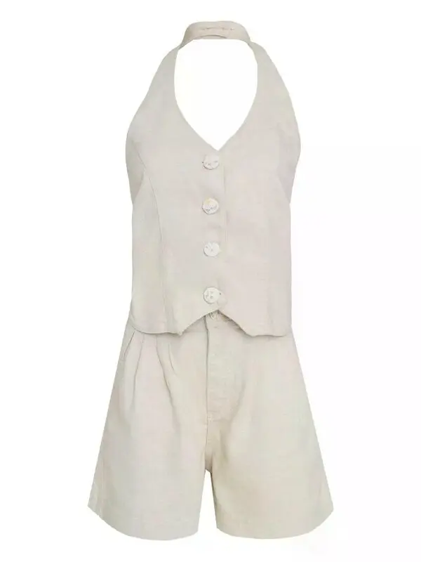 LETHICIA BRONSTEIN Vanessa Playsuit - Neutrals