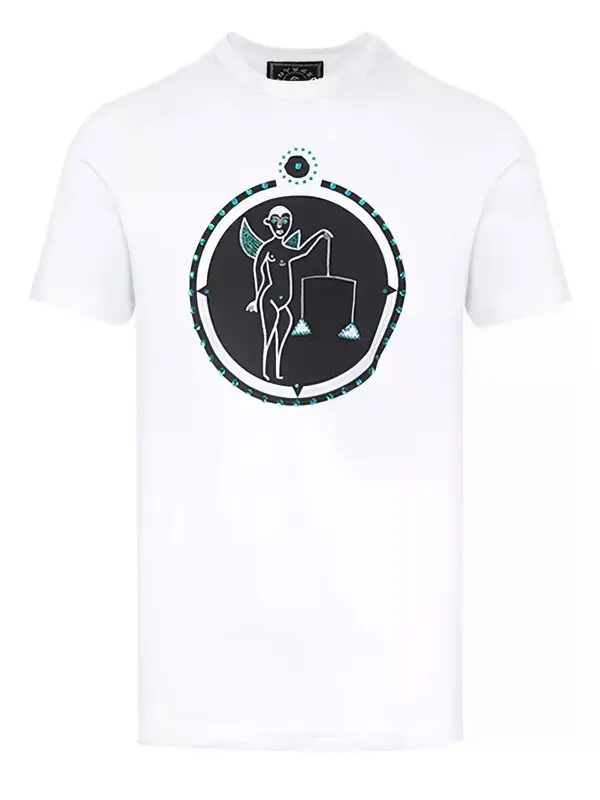SWAROVSKI Libra-print T-shirt