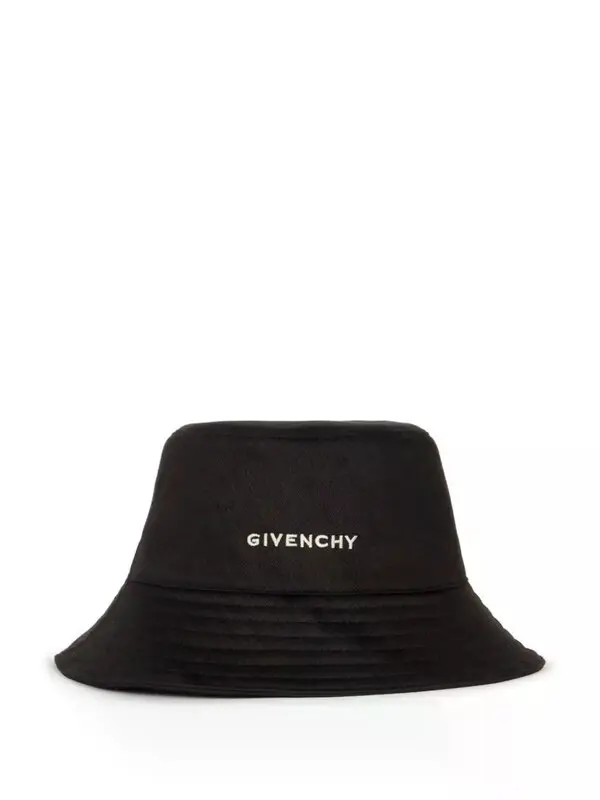 Givenchy Logo-embroidered Bucket Hat - Black