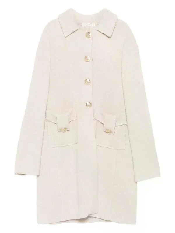 CHARLOTT Single-breasted Flap-pocket Coat
