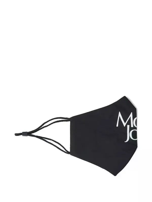 MORE JOY Logo-print Face Mask - Black