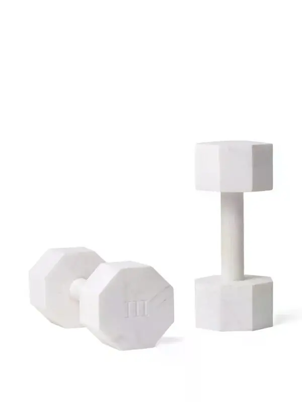 SELETTI Octagonal Marble Dumbbell