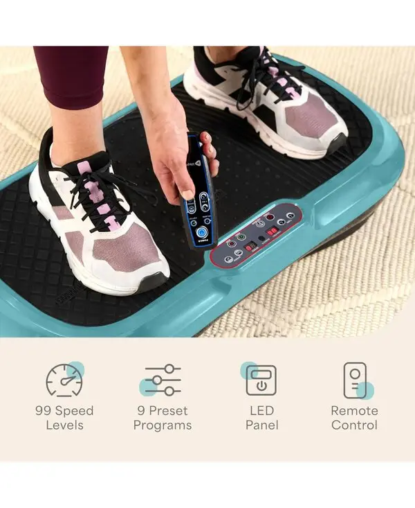 LIFEPRO Waver Vibration Plate – Full-body Workout Machine With Loop Bands