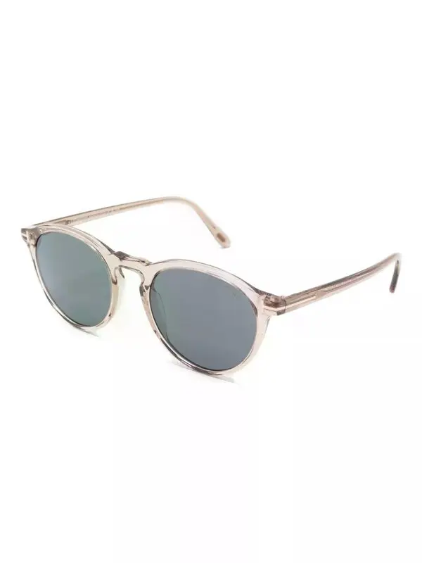 TOM FORD Aurele Round Frame Sunglasses