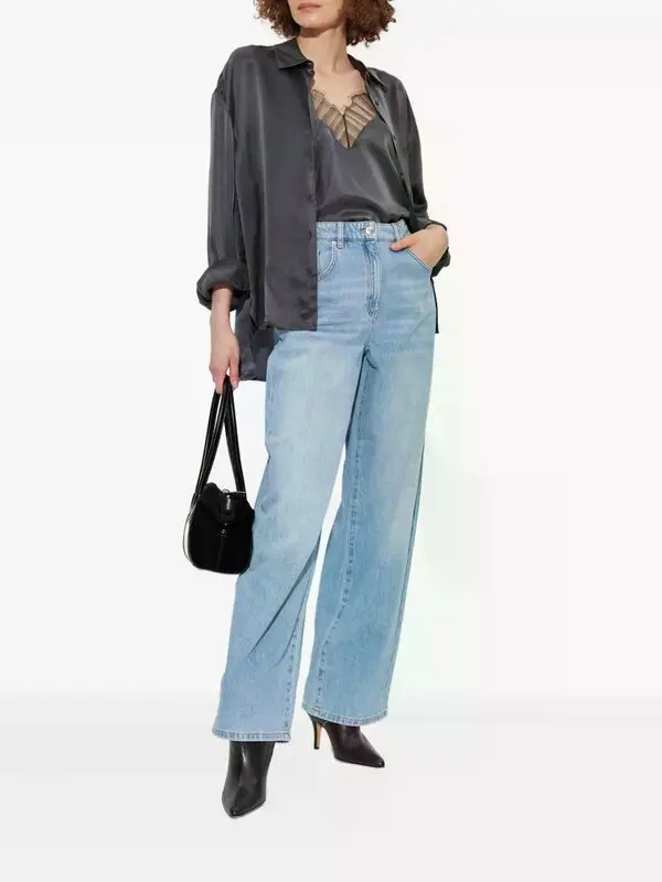 IRO PARIS Button-down Silk Shirt