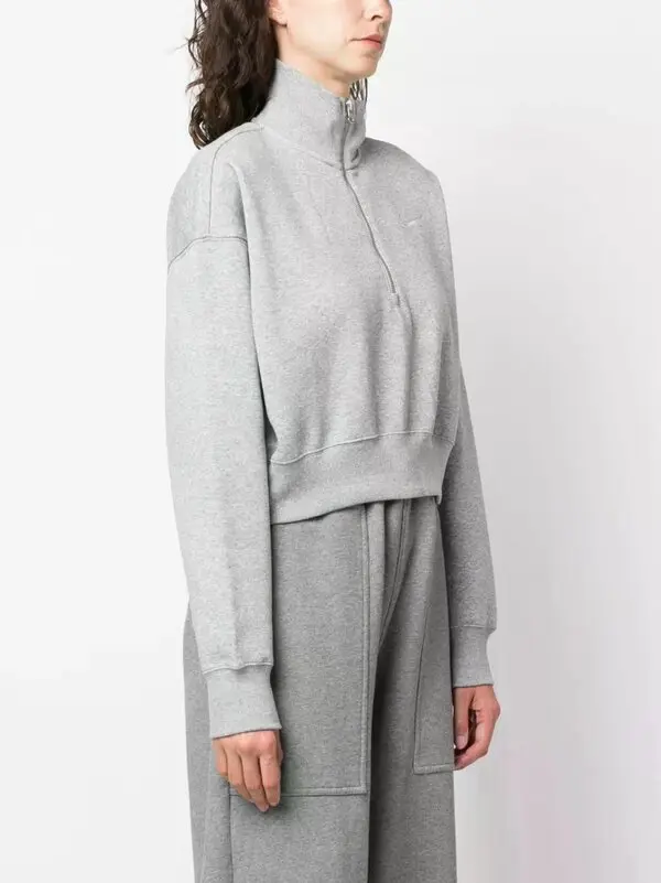 Nike Phoenix Cropped Zip-up Sweatshirt