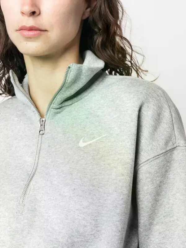 Nike Phoenix Cropped Zip-up Sweatshirt