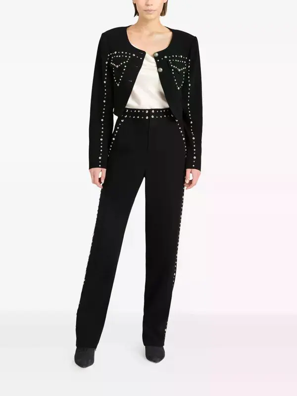 Cinq À Sept Olga Studded Cropped Jacket