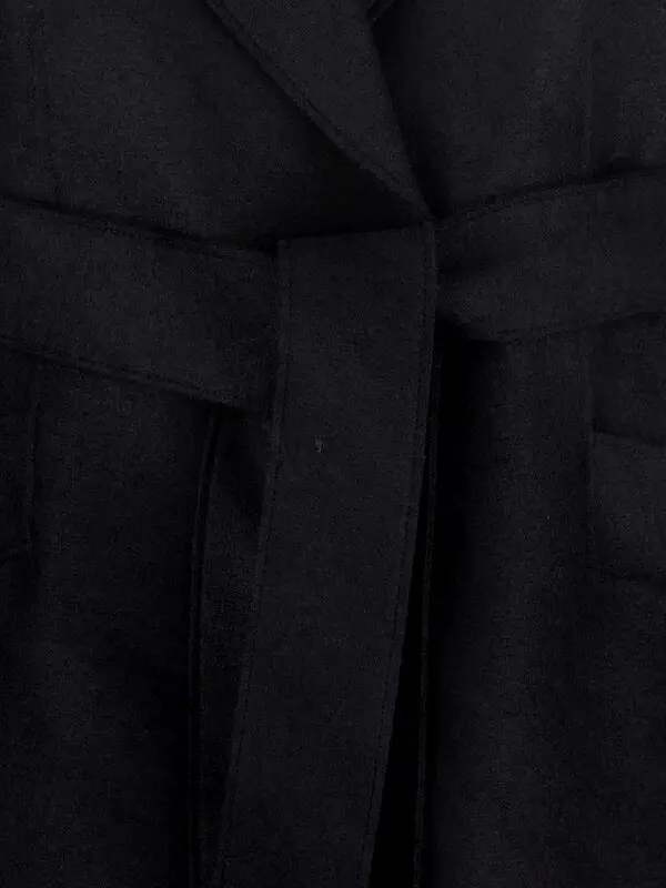 Harris Wharf London Belted Lapels Coat