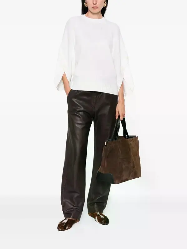 Max Mara Buttoned-cuff Knitted Top