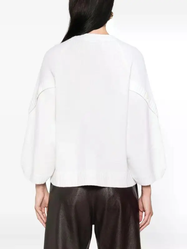 Max Mara Buttoned-cuff Knitted Top