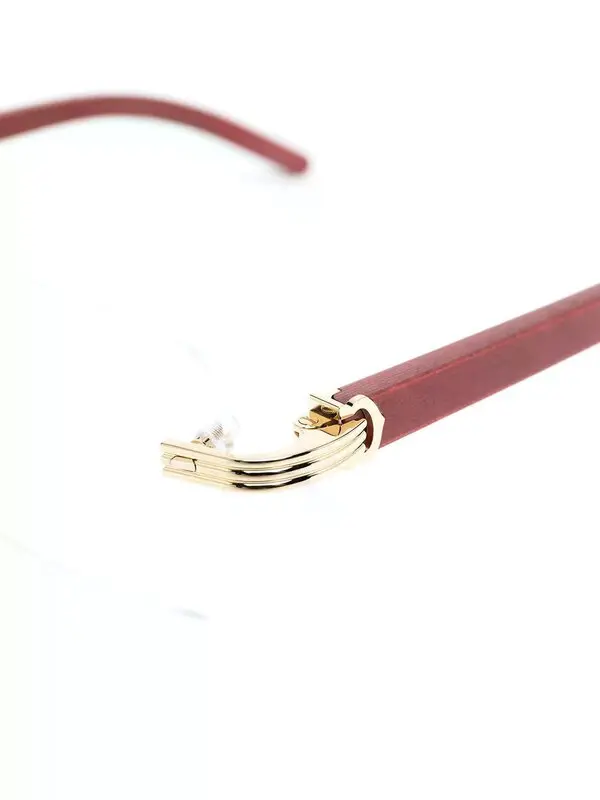 Cartier Rimless Square-frame Glasses