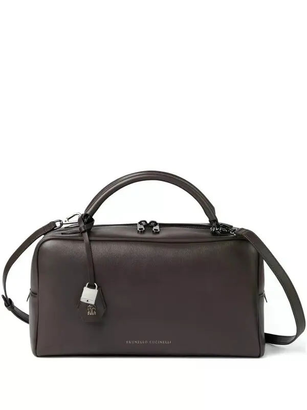 Brunello Cucinelli Leather Tote Bag