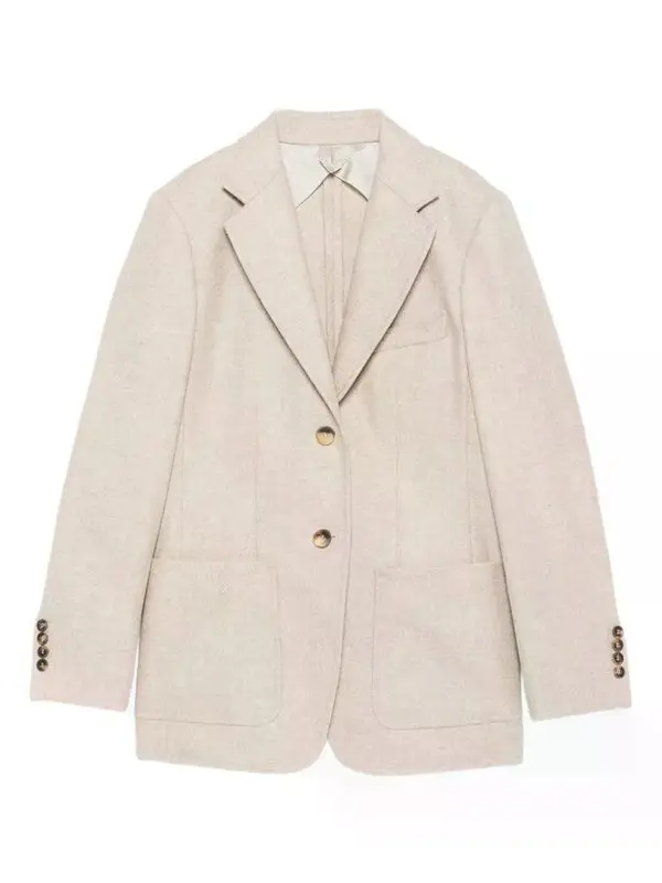 Max Mara Single-breasted Blazer - Neutrals