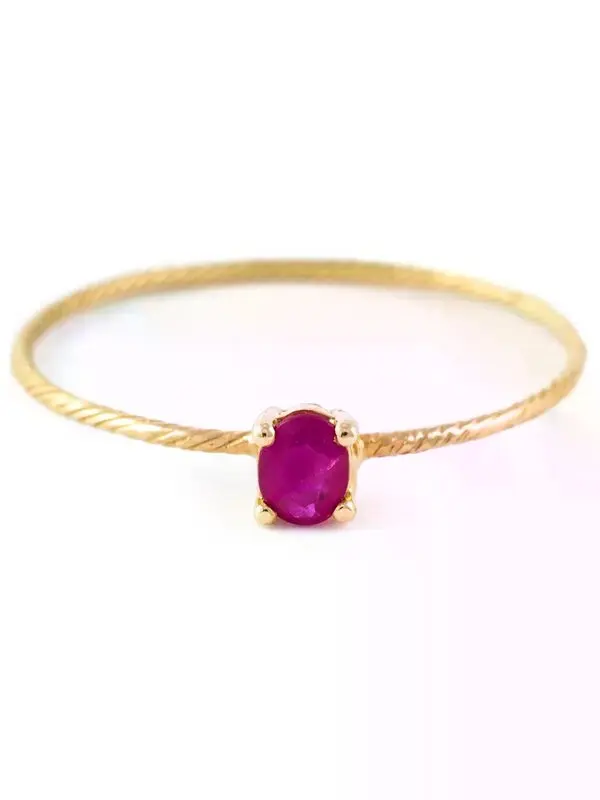 WOUTERS & HENDRIX 18kt Gold 'ruby' Ring - Red