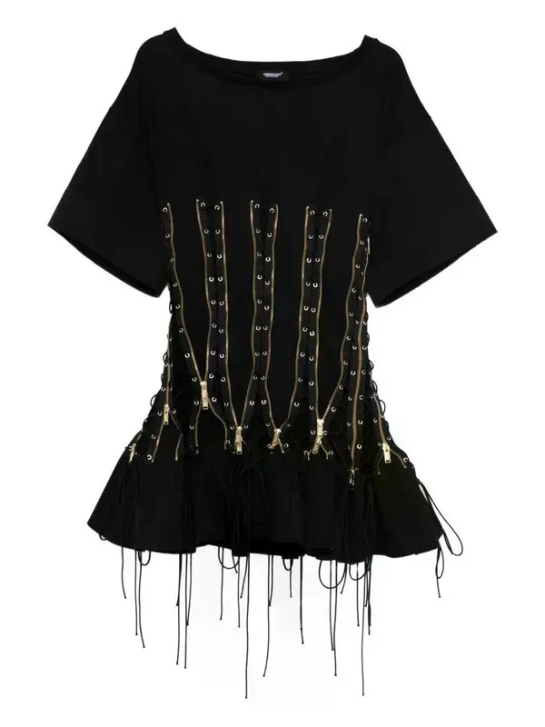 Undercover Zip-detail Mini Dress