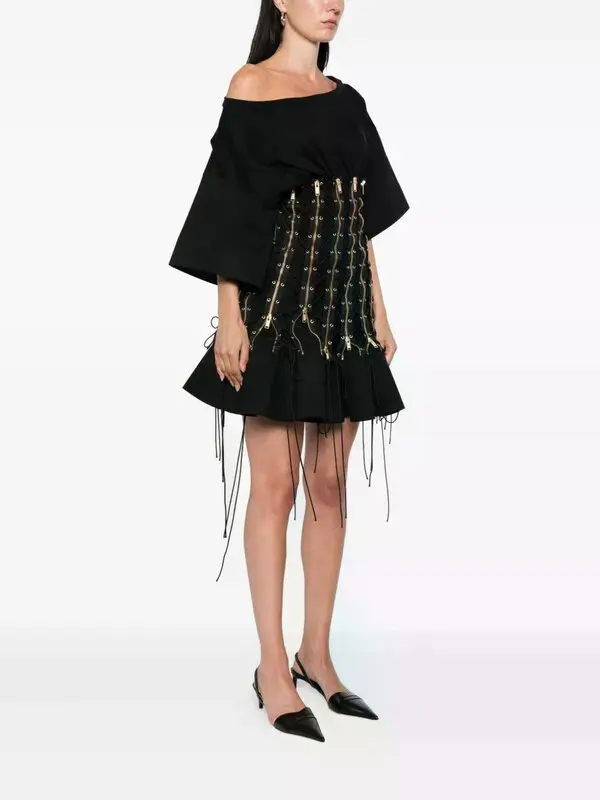 Undercover Zip-detail Mini Dress