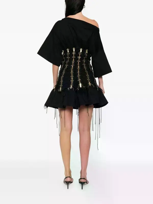 Undercover Zip-detail Mini Dress