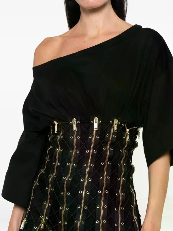Undercover Zip-detail Mini Dress