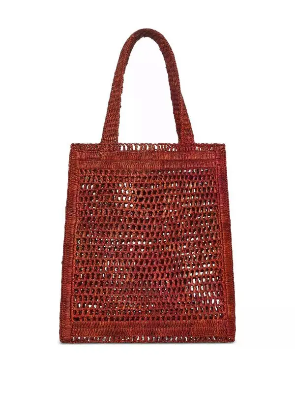 Chloé Raffia Tote Bag - Brown