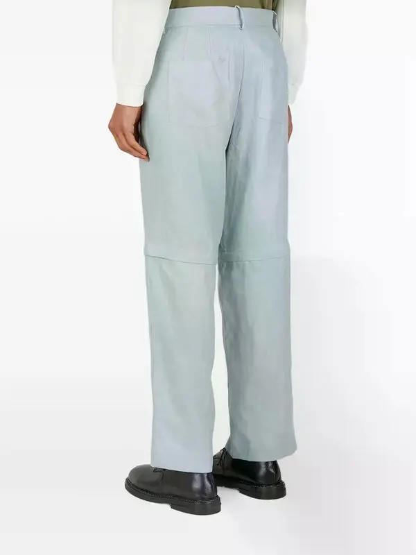 WYNN HAMLYN Detachable-panel Linen Trousers