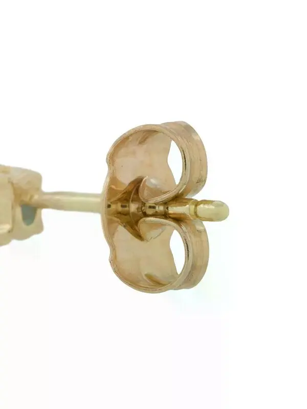 WOUTERS & HENDRIX 18kt Yellow Gold Topaz Charleston Chapters Stud Earrings - Blue