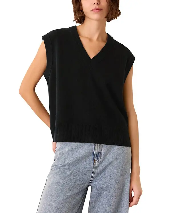Whistles Wool Sleeveless Sweater