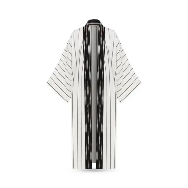 KUTNIA Striped Kimono Robe