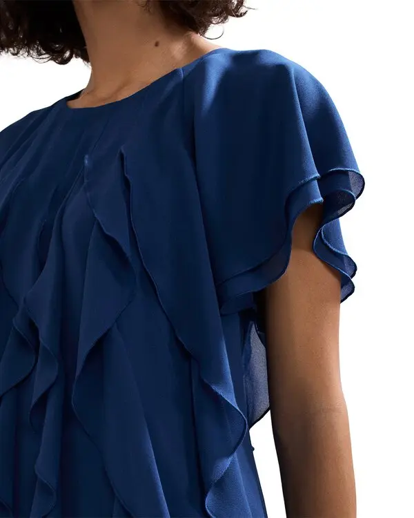 PHASE EIGHT Claudette Ruffled Mini Dress