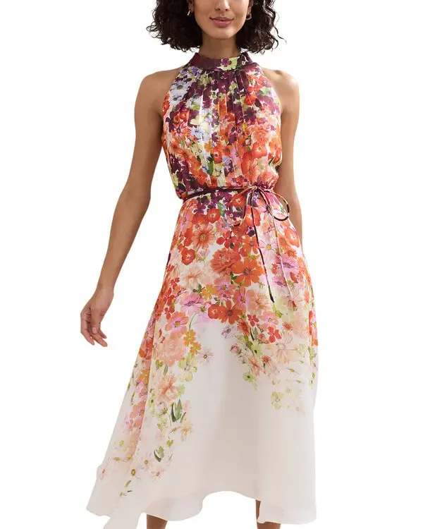 phase eight dahlia print pleat midaxi dress Midi Dress Midaxi Dress Phase Eight Dahlia Dress Buy Phase Eight Purple  Petite Isadora Rose Printed