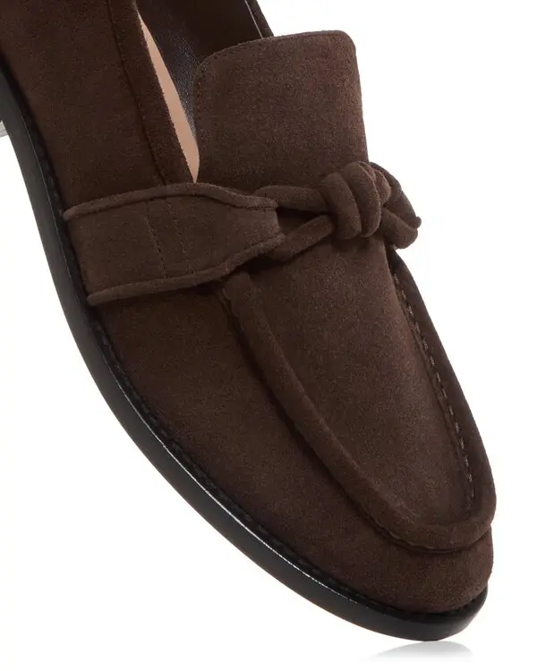 Bottega Veneta Astaire Knot Loafers - Bark