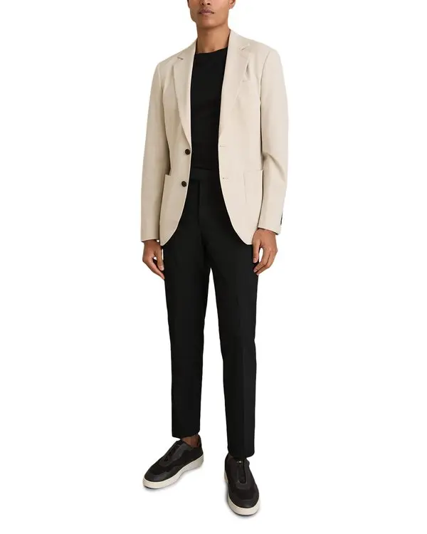 REISS Slim Fit Trousers - Black