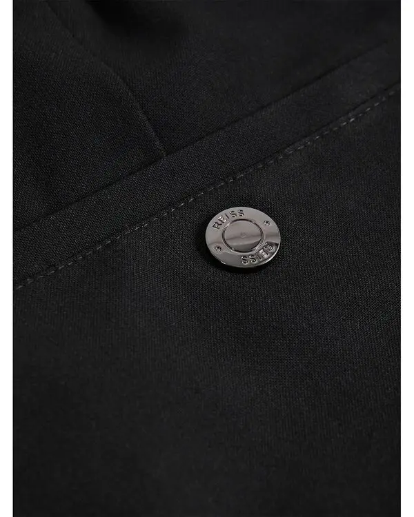 REISS Slim Fit Trousers - Black
