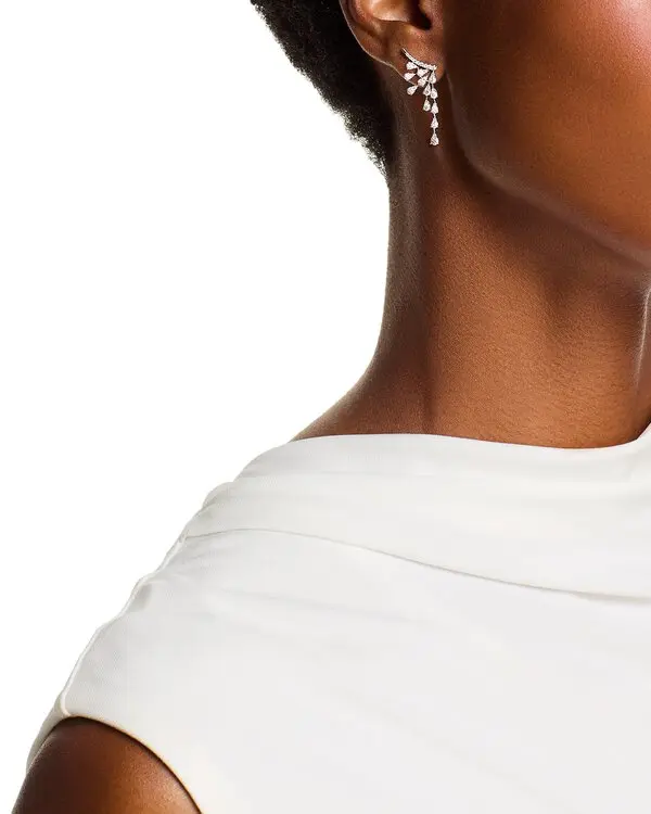 Bloomingdale'S 14k Gold Diamond Drop Earrings, 1.25 Tcw