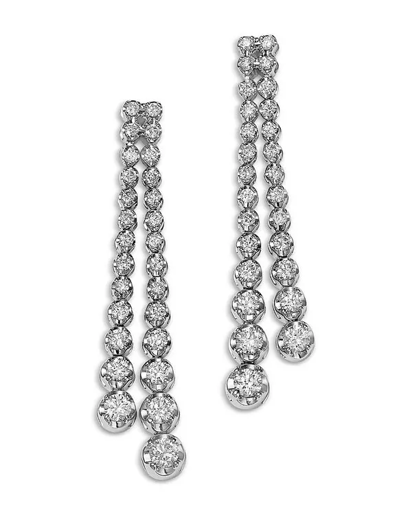 Bloomingdale'S Diamond Drop Earrings, 1.1 Tcw - White