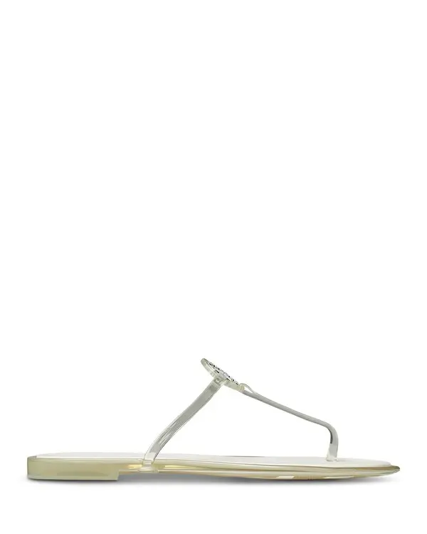 Tory Burch Mini Miller Jelly Sandals - Clear/silver